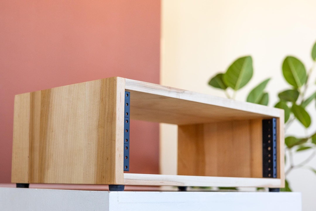 Maple Audio Rack - Recording Studio Rack - Solid Wood, Dovetails ...