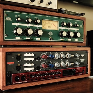 Desktop Audio Rack | Solid Wood | 1U - 6U Custom | 19" Server / Studio ...