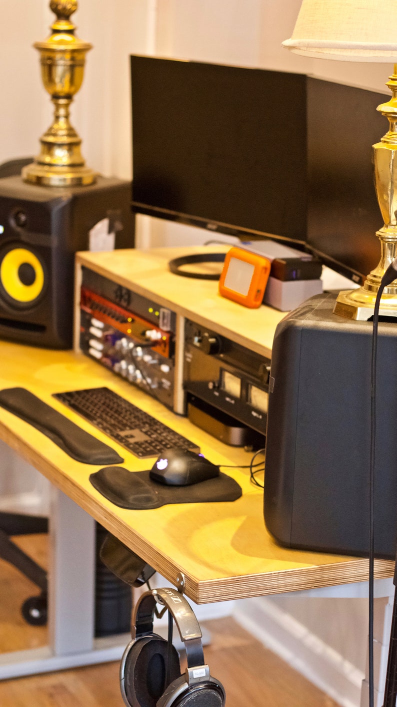 Double Bay Desktop Studio Equipment Rack Audio Rack - Etsy