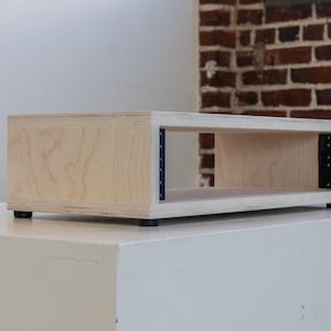 2U Audio Rack - Handmade, Ships Assembled | Desktop Studio Equipment ...