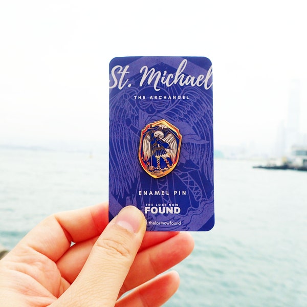 Saint Michael the Archangel Pin - Etsy