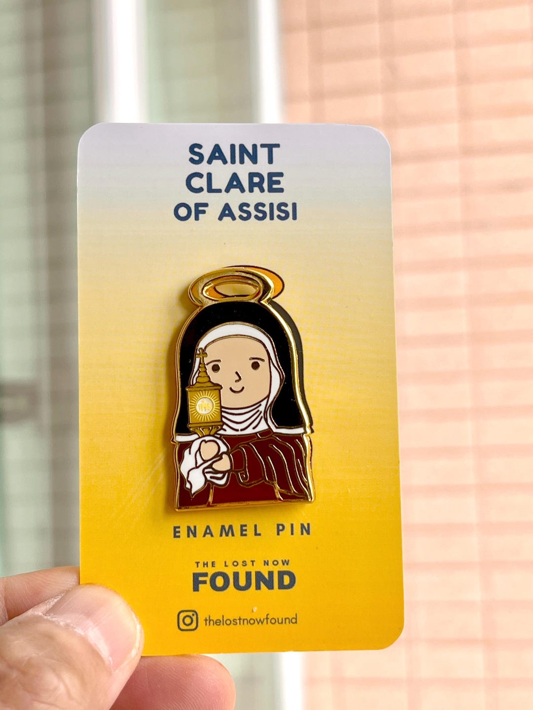 St Clare of Assisi Pin - Etsy