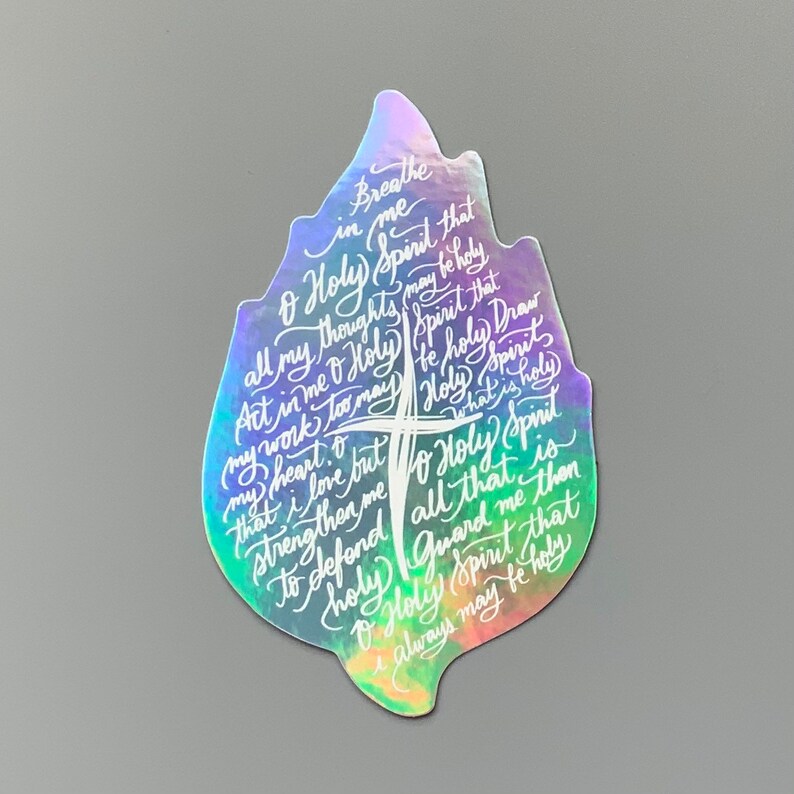 Holy Spirit Vinyl Sticker - Etsy