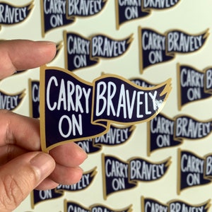 Banner Vinyl Stickers Set of 4 - Etsy