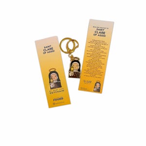 St. Clare of Assisi Keychain - Etsy