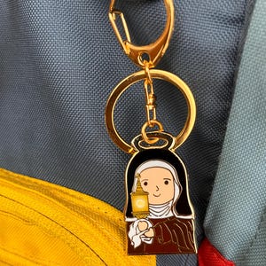 St. Clare of Assisi Keychain - Etsy