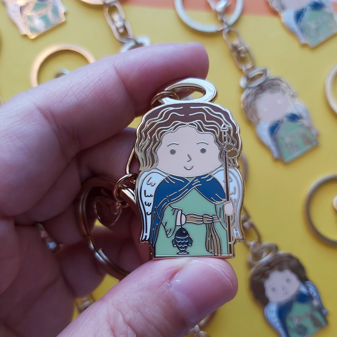 St. Raphael the Archangel Keychain - Etsy