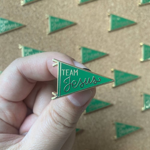 Jesus Lapel Pin Team Jesus Jesus Pin Christian Pin Jesus - Etsy