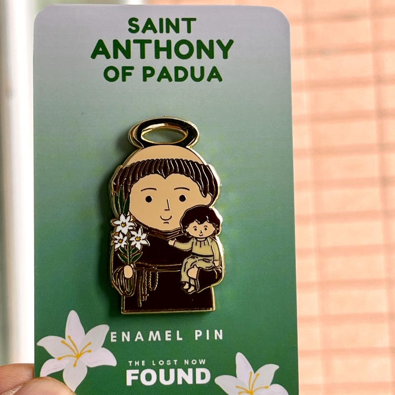 St Anthony Keychain - Etsy