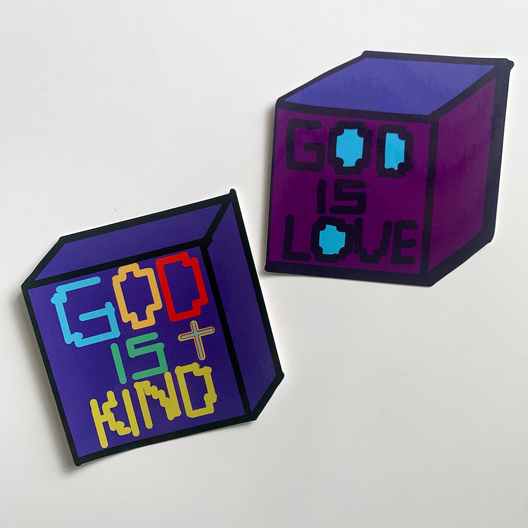 God is Love, God is Kind Vinyl Stickers - Etsy