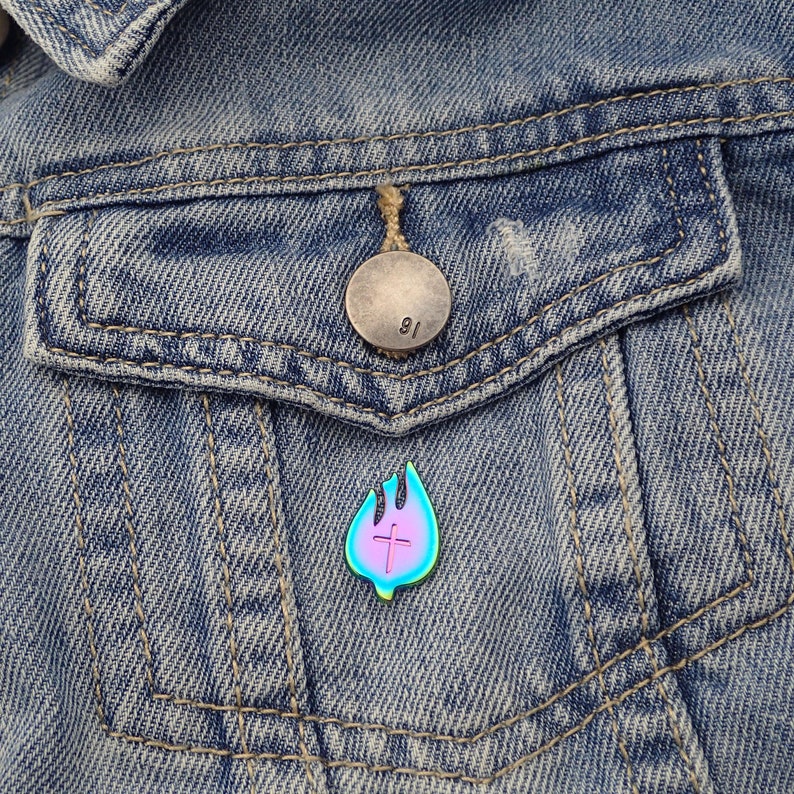 Holy Spirit Enamel Pin | Etsy