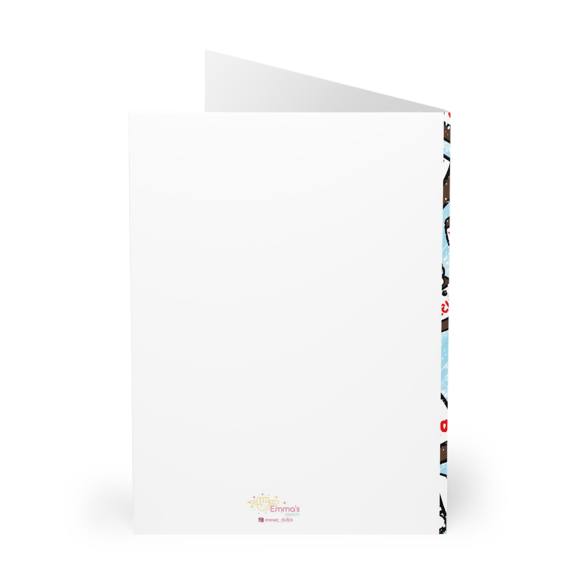 Emma's Sketch Cute Nutella Christmas Cards 5 Pack - Etsy