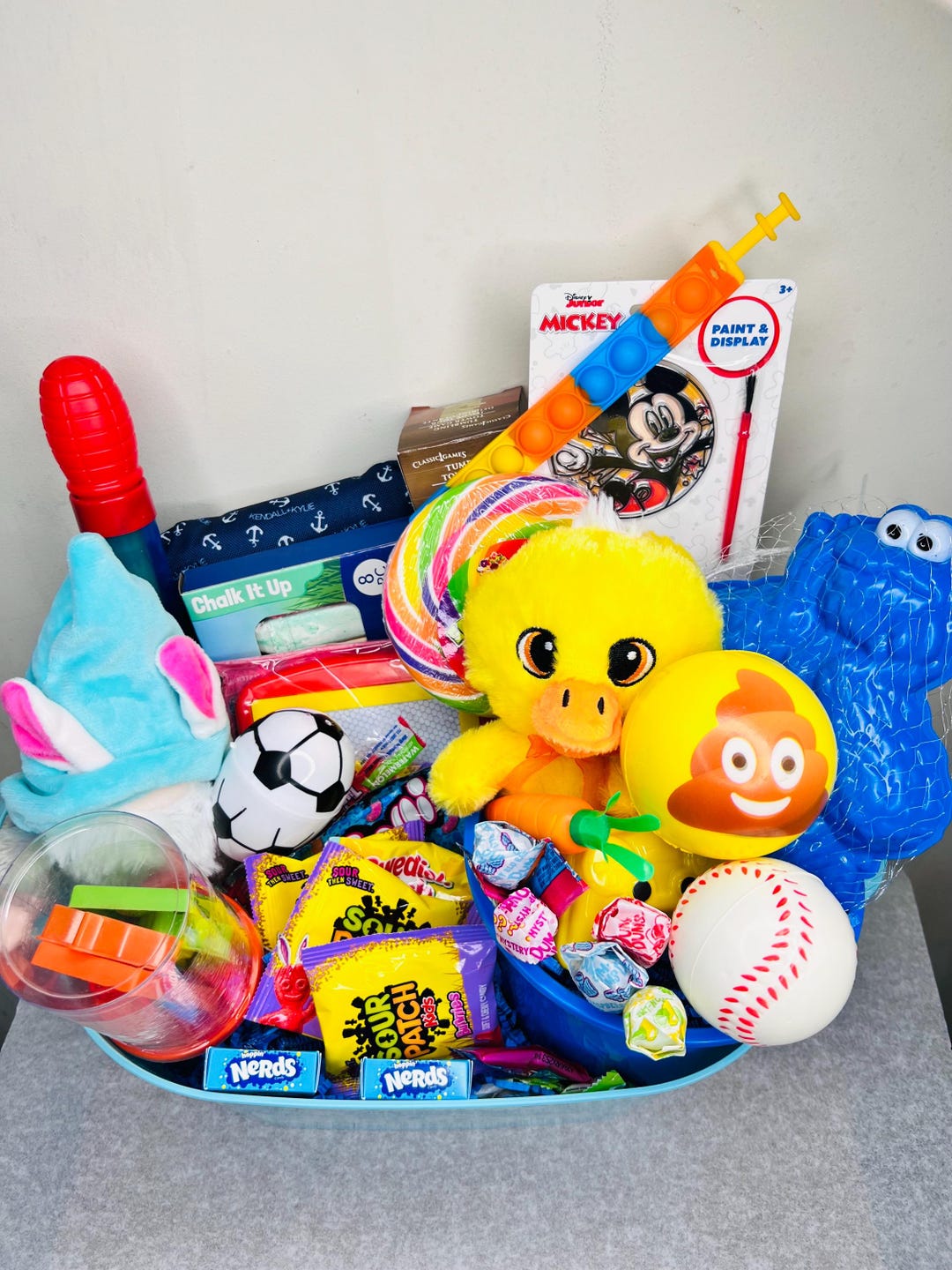 Deluxe Pre-filled Easter Basket, Kids Easter Candy Basket, Ultimate ...