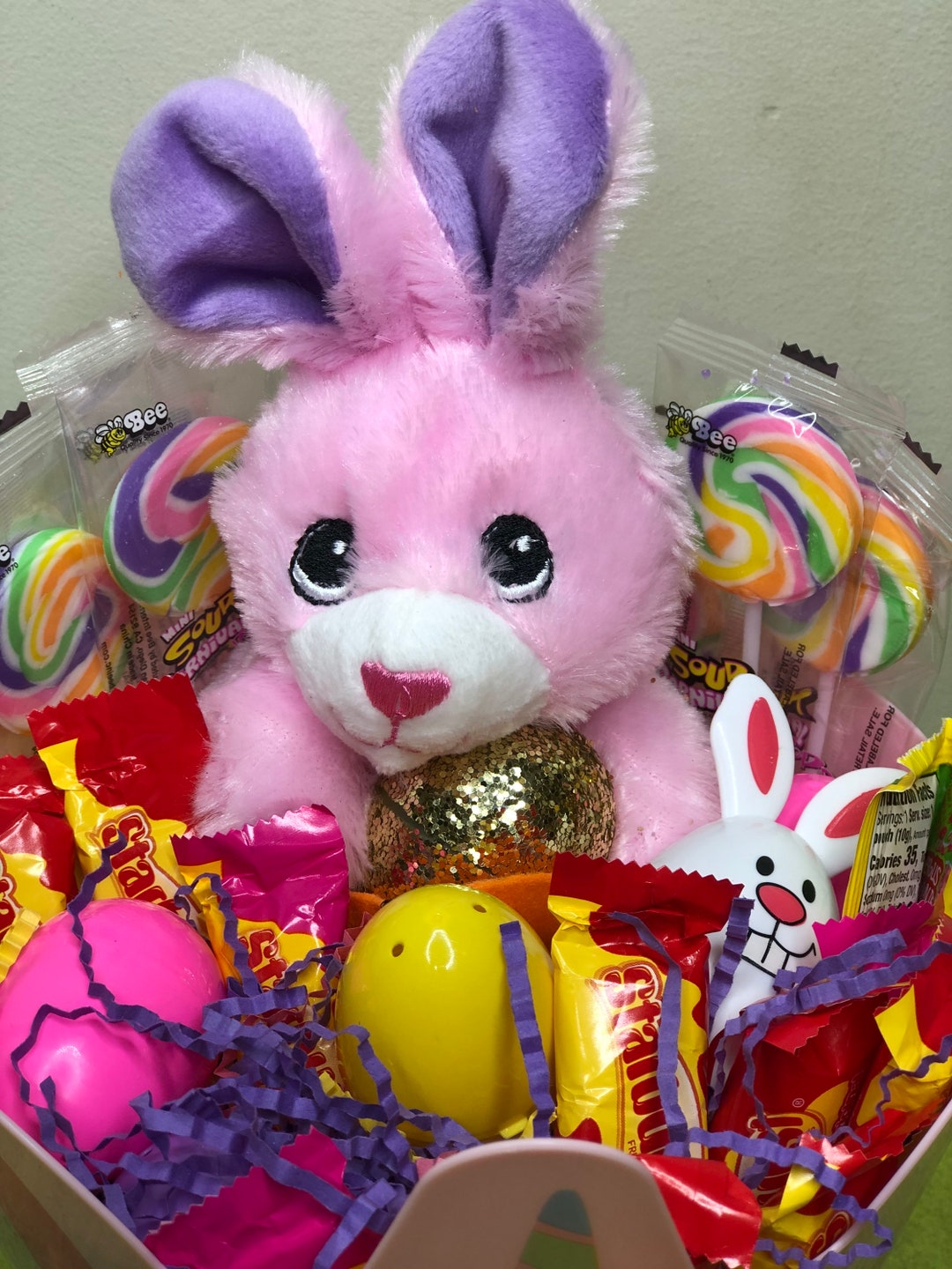 Happy Birthday Kid Candy Basket Girleaster Basket Gift Basket for Her ...