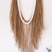 Handmade Raffia Wall Hanging Bohemian Raffia Backdrop Natural Boho Wall ...
