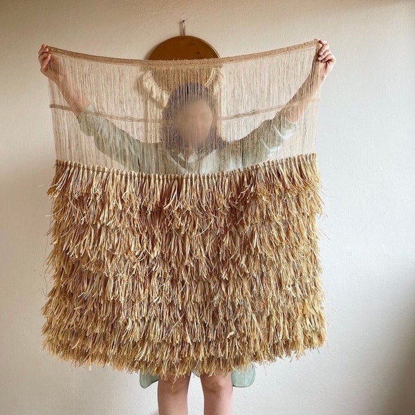 Raffia Wall Decor - Etsy