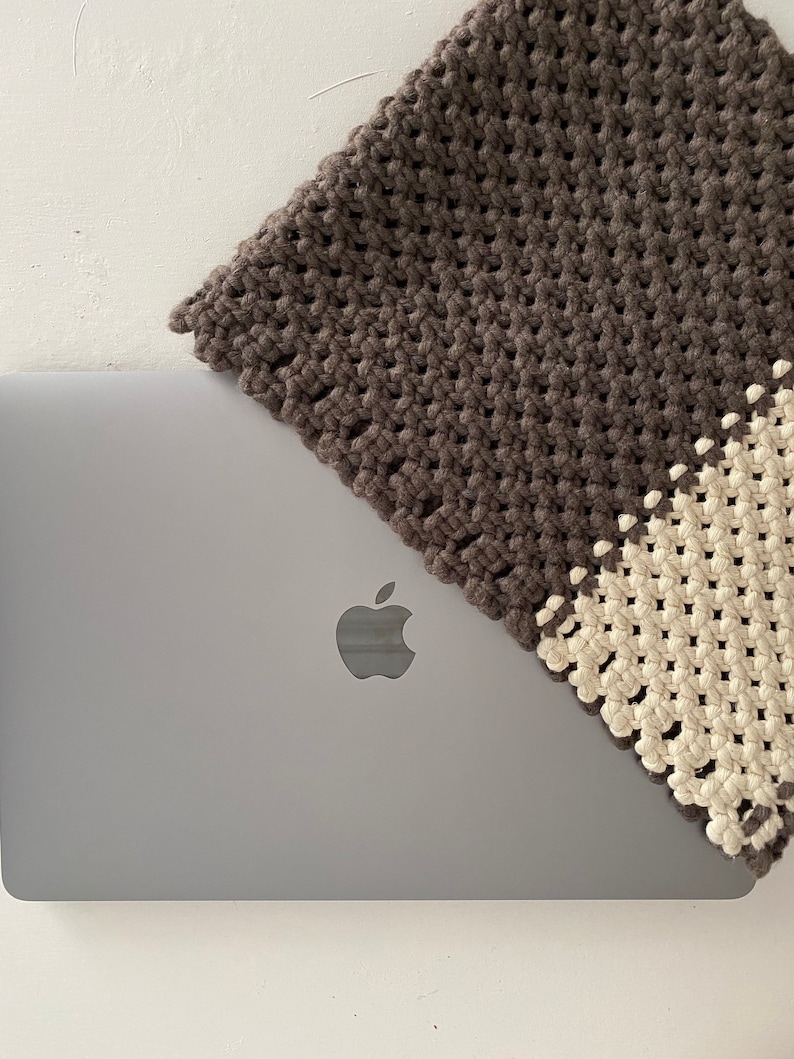 Bohemian Macrame Laptop Case | Etsy