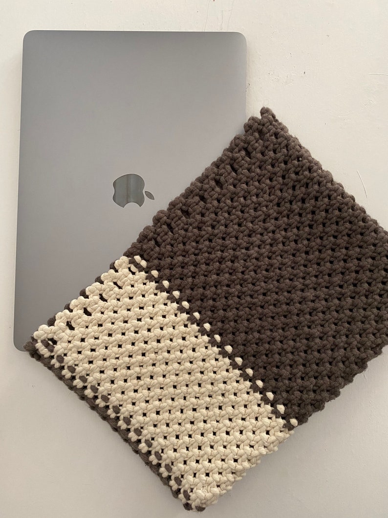 Bohemian Macrame Laptop Case | Etsy