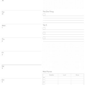 2025 Digital Planner Monday Start Monthly Weekly Digital Planner ...