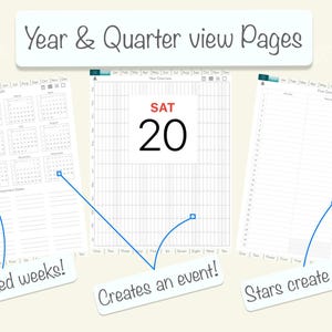 2025 Digital Planner Monday Start Monthly Weekly Digital Planner ...