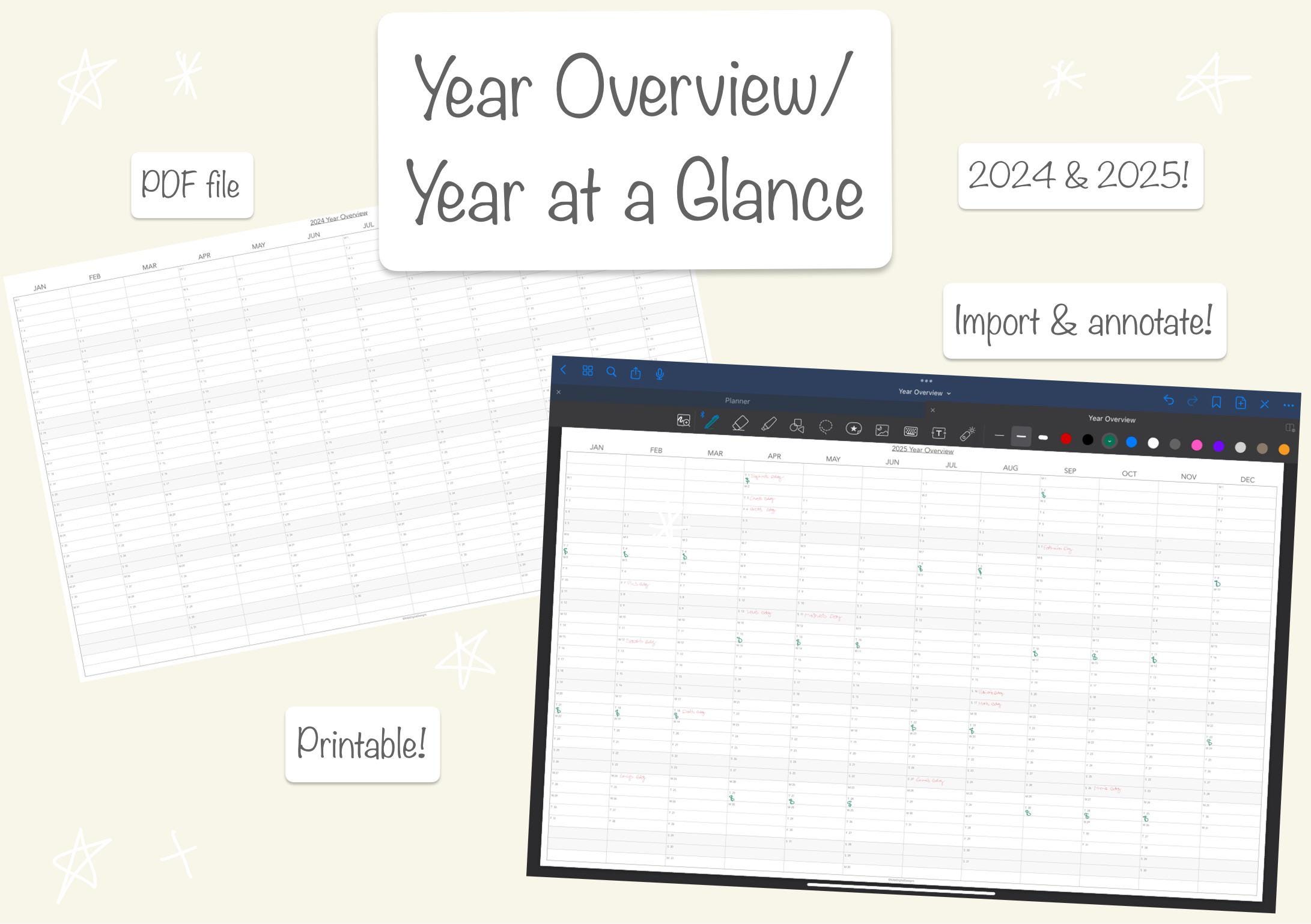 2024 & 2025 Year Overview Year at a Glance Full Year View for Goodnotes ...