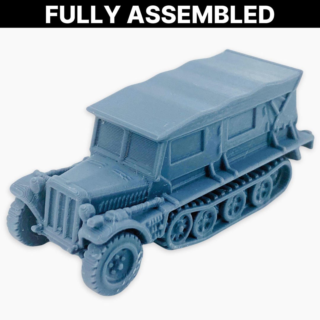 Sd.kfz. 10 Ausf. B (covered), Fully Assembled: WWII German Light ...