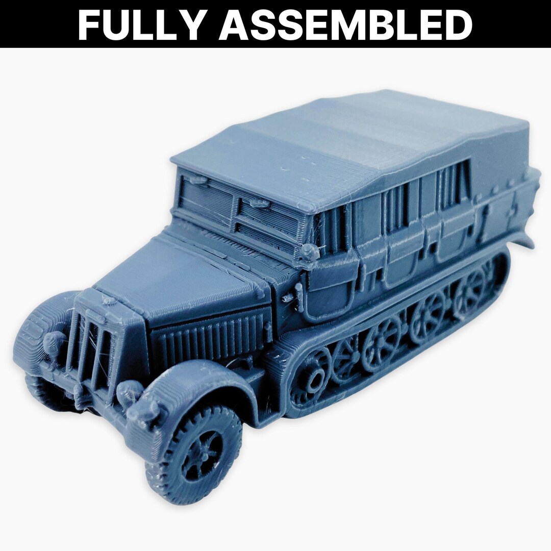 Sd.kfz. 7 (covered), Fully Assembled: WWII German Heavy Halftrack ...