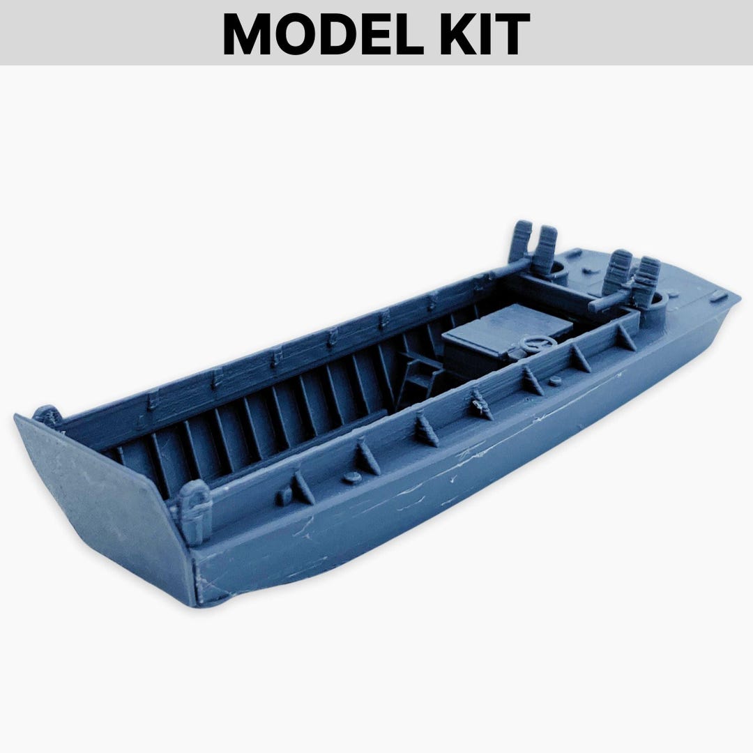 LCVP Higgins Boat, Model Kit Miniature: WWII Amphibious Landing Craft ...