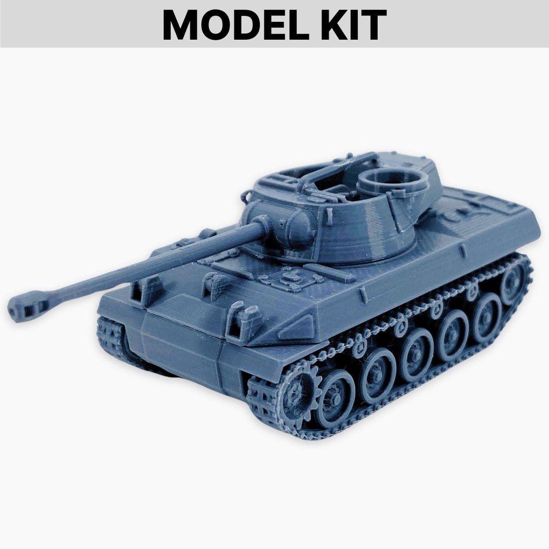 M18 Hellcat, Model Kit: WWII US Fast Tank Destroyer, 76mm Gun Motor ...
