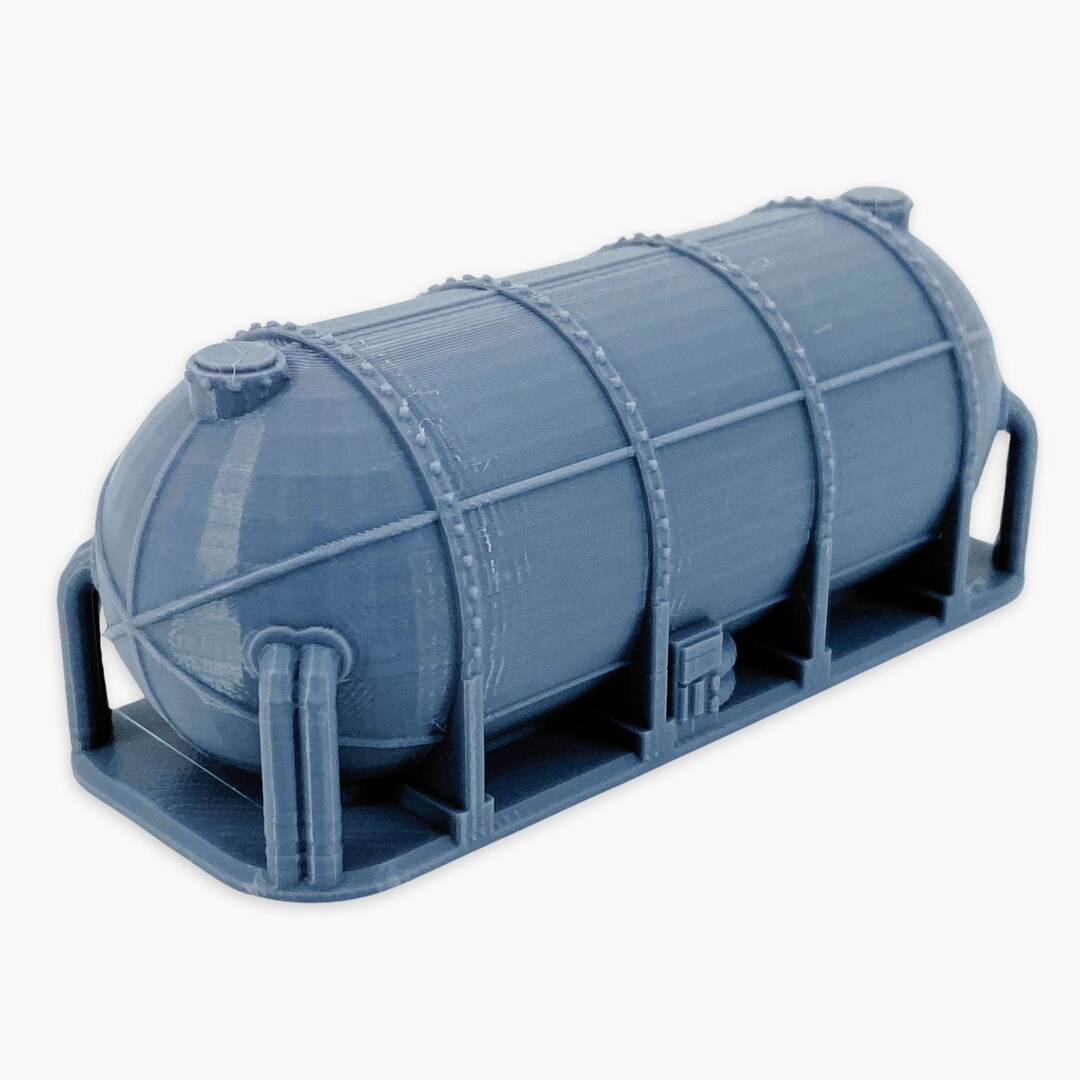 Gas Tank (large), Fully Assembled Miniature: WWII Military Fuel Storage ...