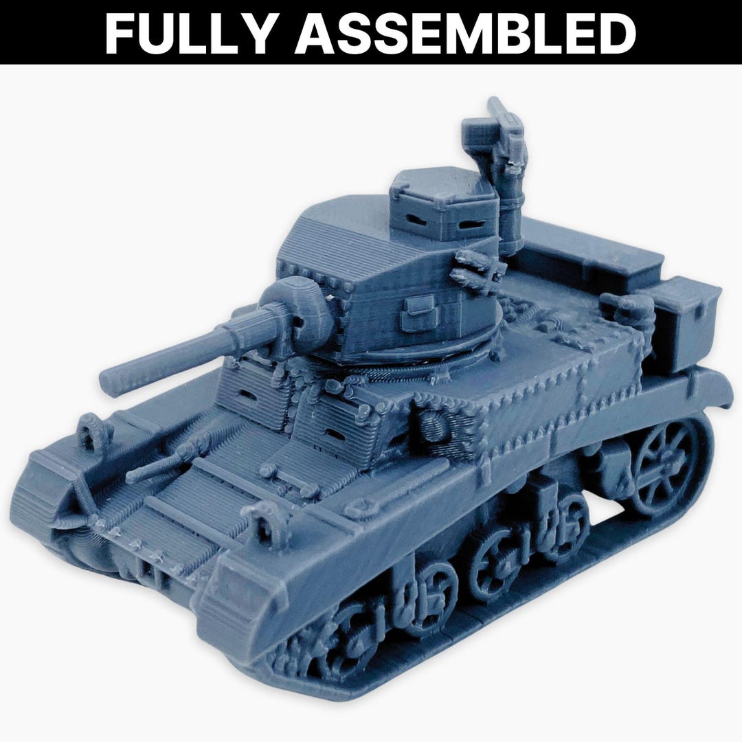 M3 Stuart (british Service Early), Fully Assembled: WWII Allied Light ...