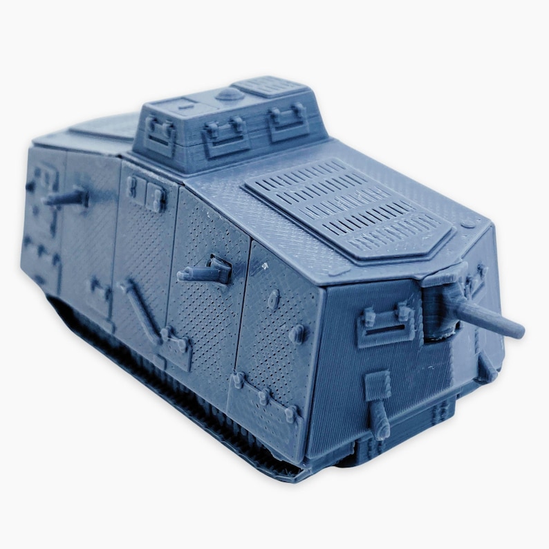 A7V, Model Kit: WWI Military Vehicle Model, German Empire Tank Scale ...