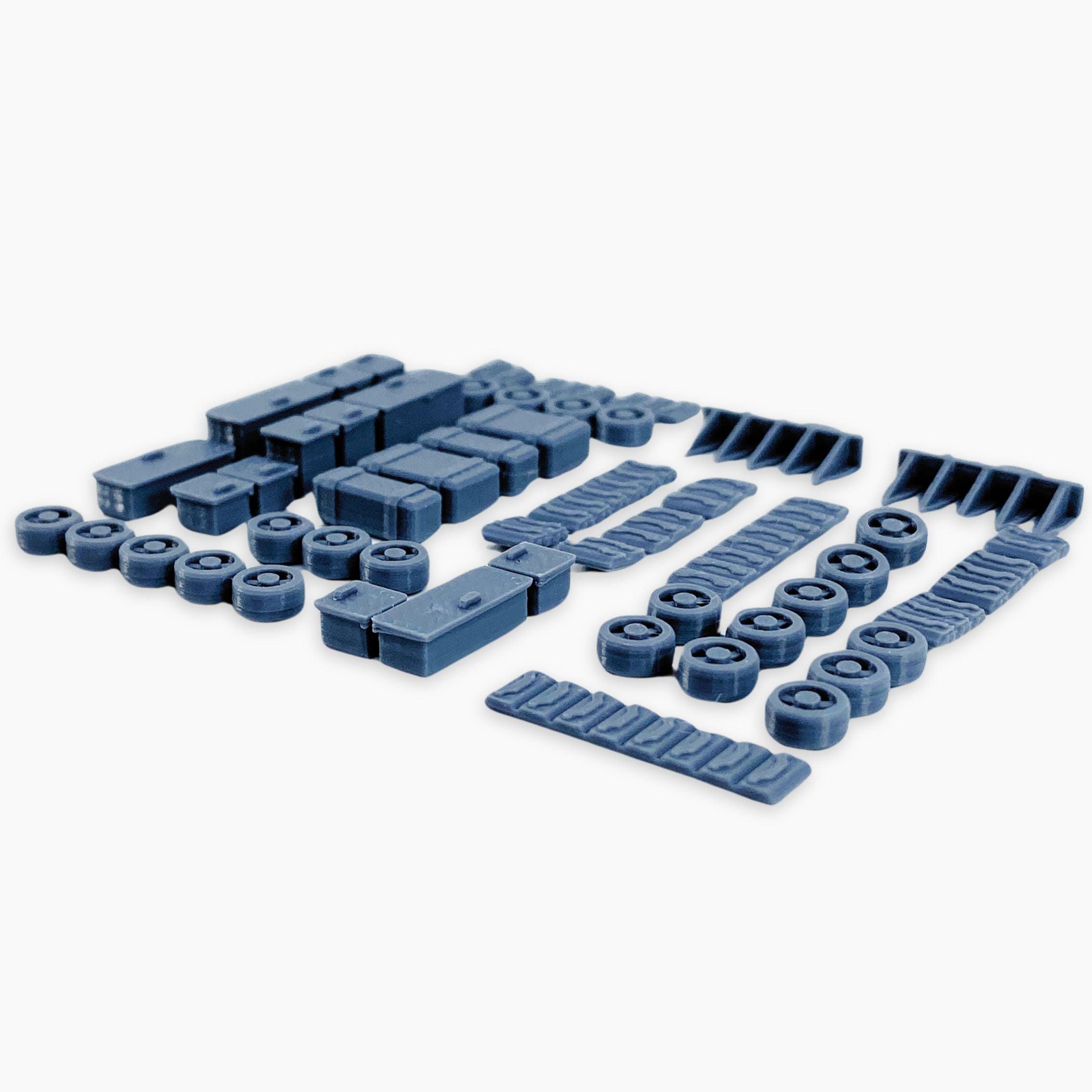 Sherman Stowage and Bits, Fully Assembled: WWII Tank Accessories Set ...