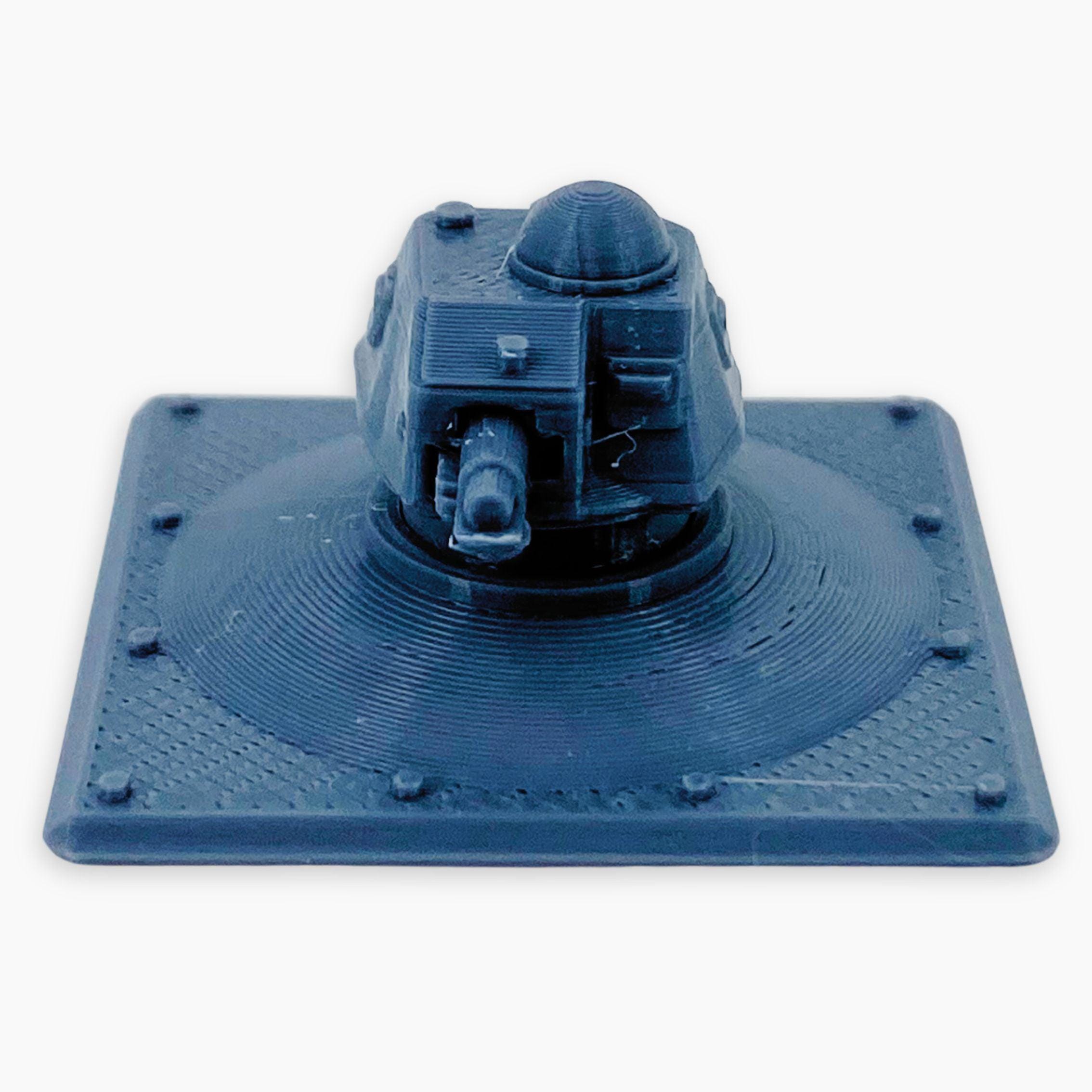 H39 Turret Emplacement, Semi-assembled Miniature: WWII French Tank ...