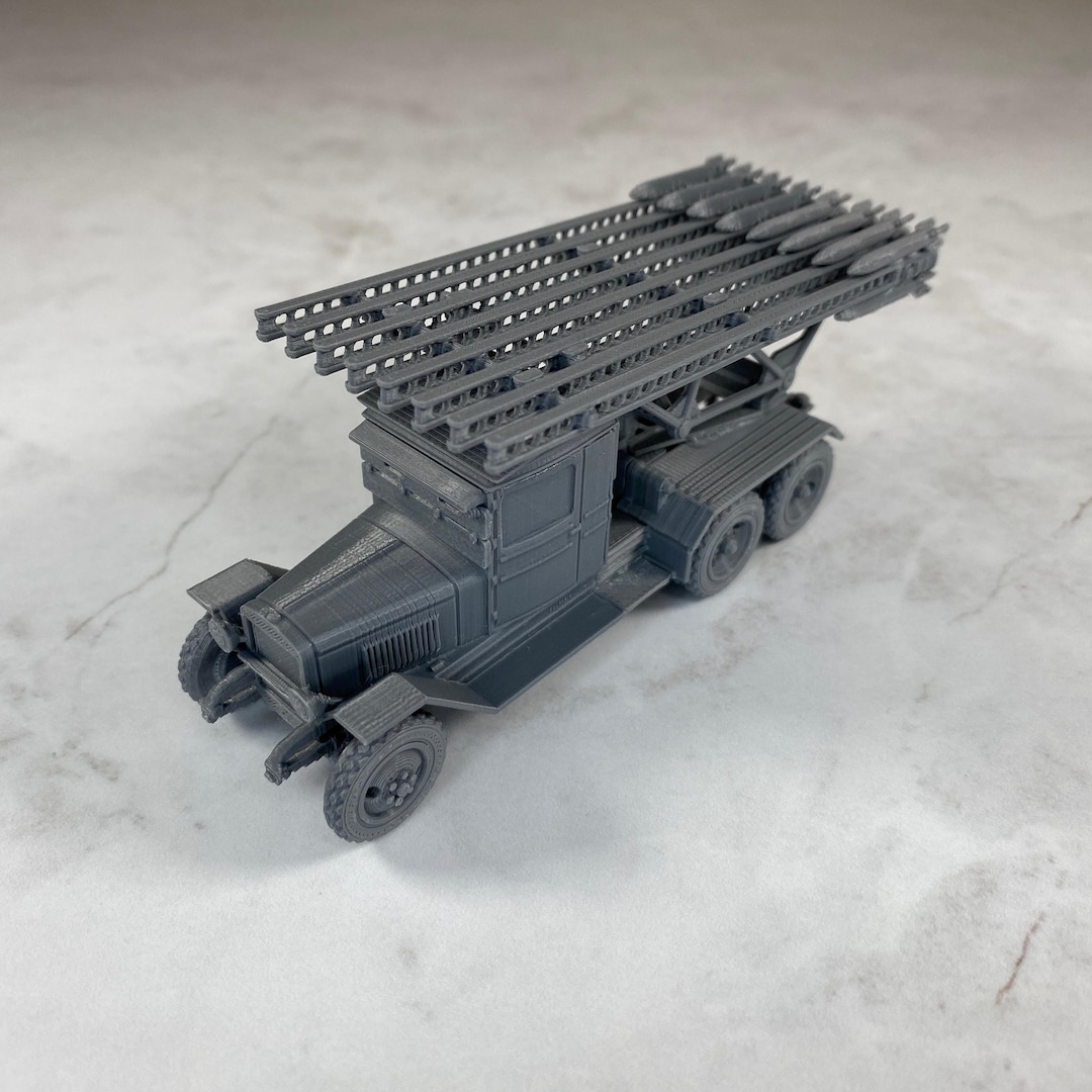 BM-13 Katyusha, Model Kit Miniature: WWII Soviet Rocket Launcher Truck ...