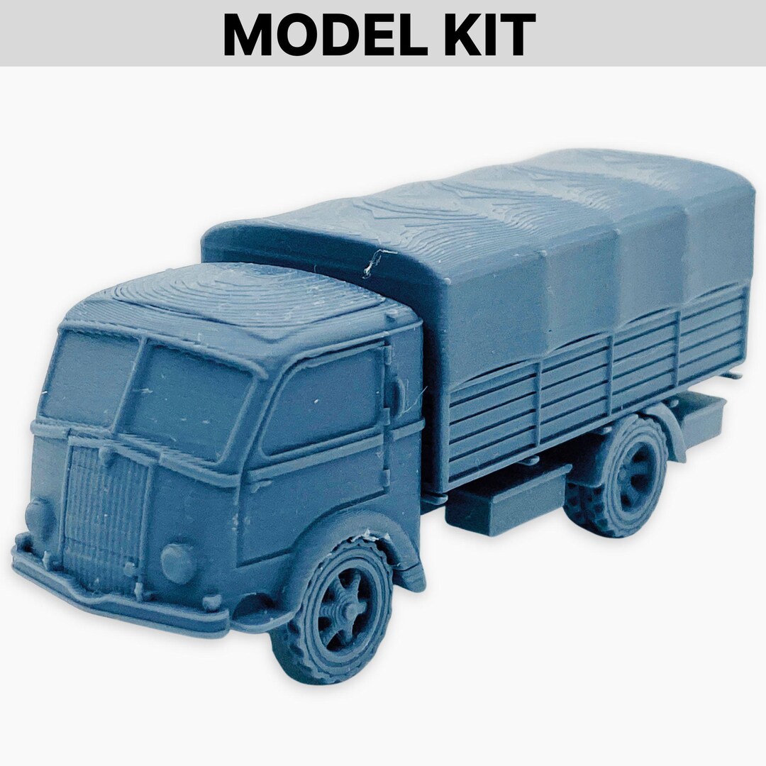 Fiat 626 (covered), Model Kit: WWII Italian Medium Truck Model, Scale ...