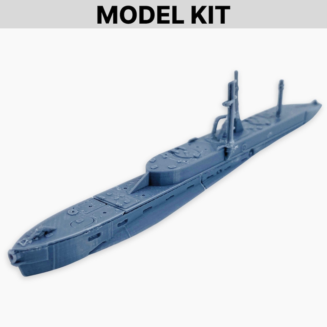 X-craft Submarine (waterline), Model Kit: WWII British Mini Submarine ...
