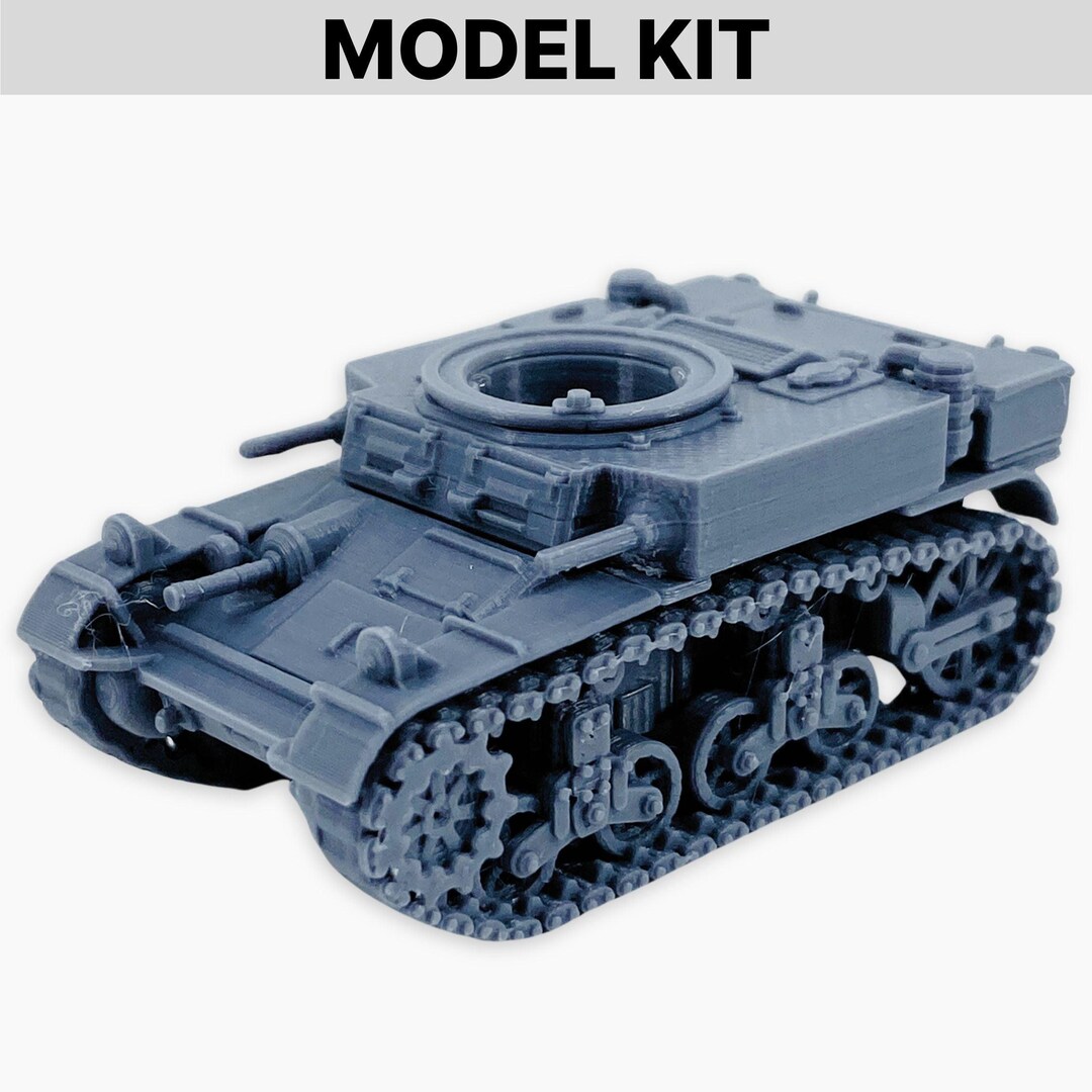 M3 Stuart (recon), Model Kit: WWII US Light Tank, Reconnaissance ...