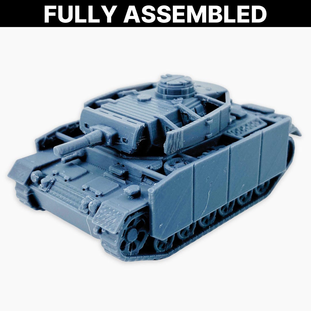 Panzer III Ausf. J (schürzen Turret Armor), Fully Assembled: WWII ...