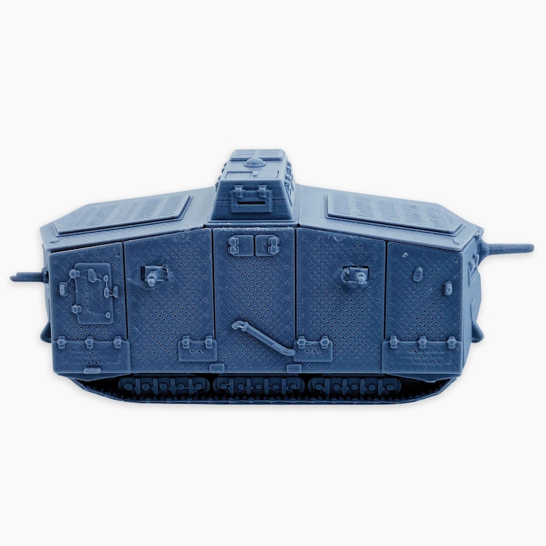 A7V, Model Kit: WWI Military Vehicle Model, German Empire Tank Scale ...
