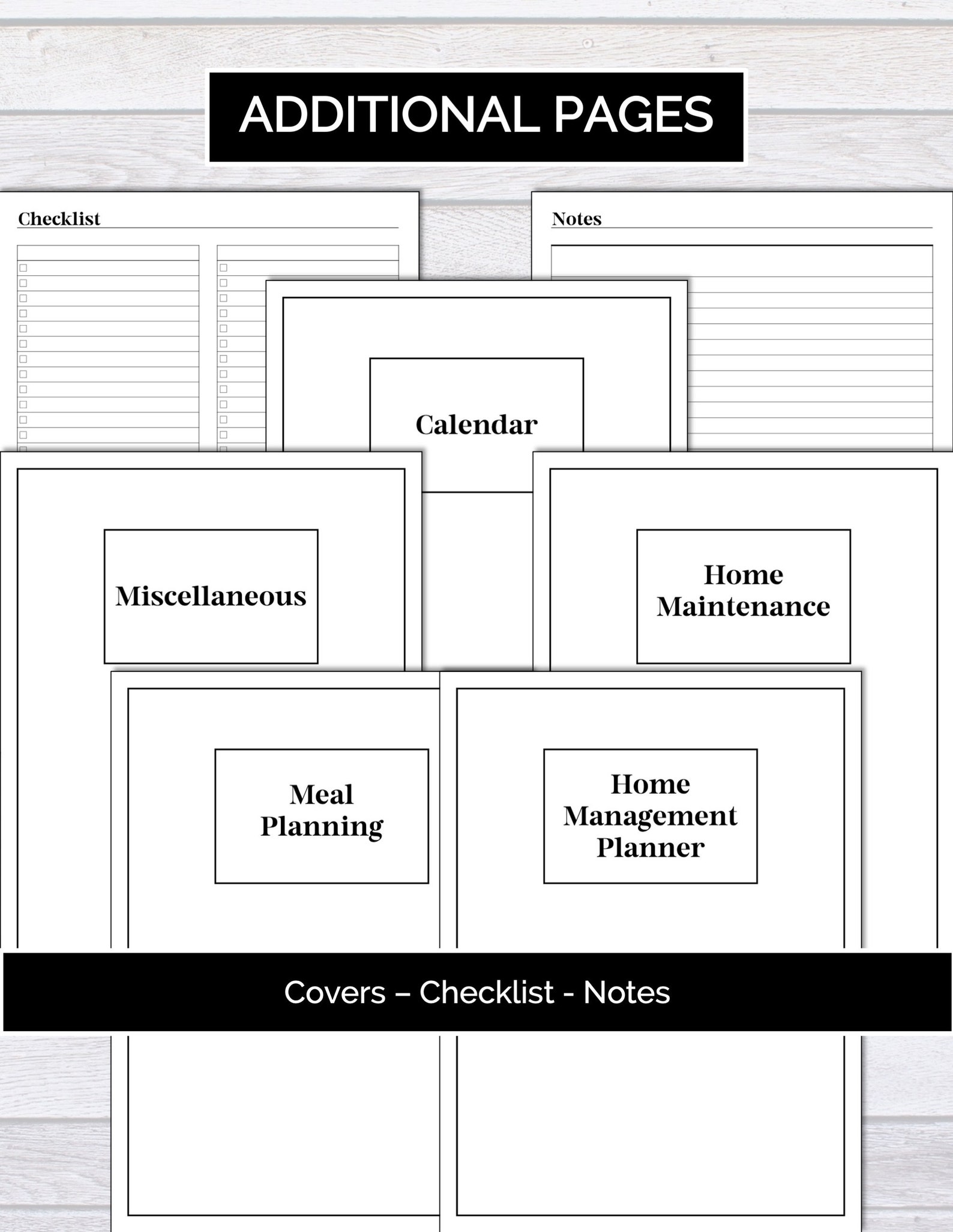 Home Maintenance Binder Household Binder Printable Planner | Etsy