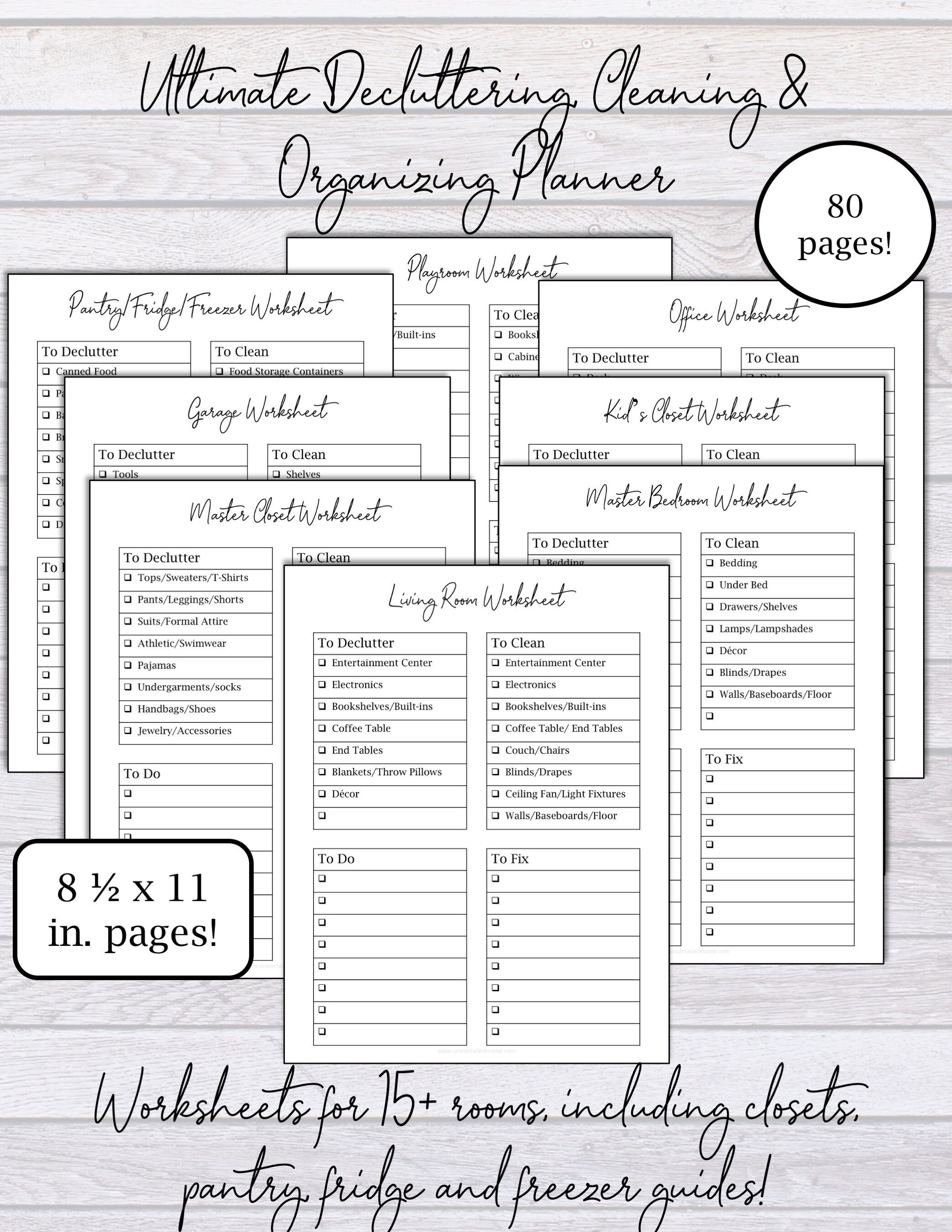 Decluttering Guide/decluttering Planner/printable Decluttering - Etsy