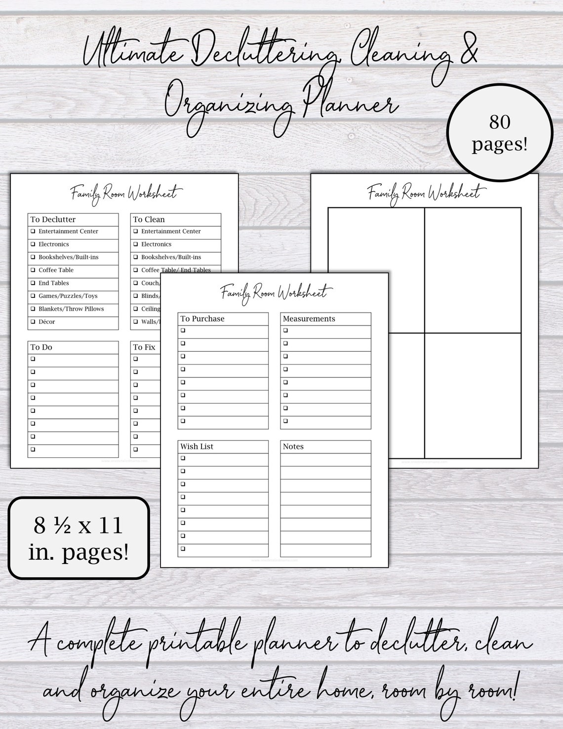 Decluttering Guide/decluttering Planner/printable Decluttering - Etsy
