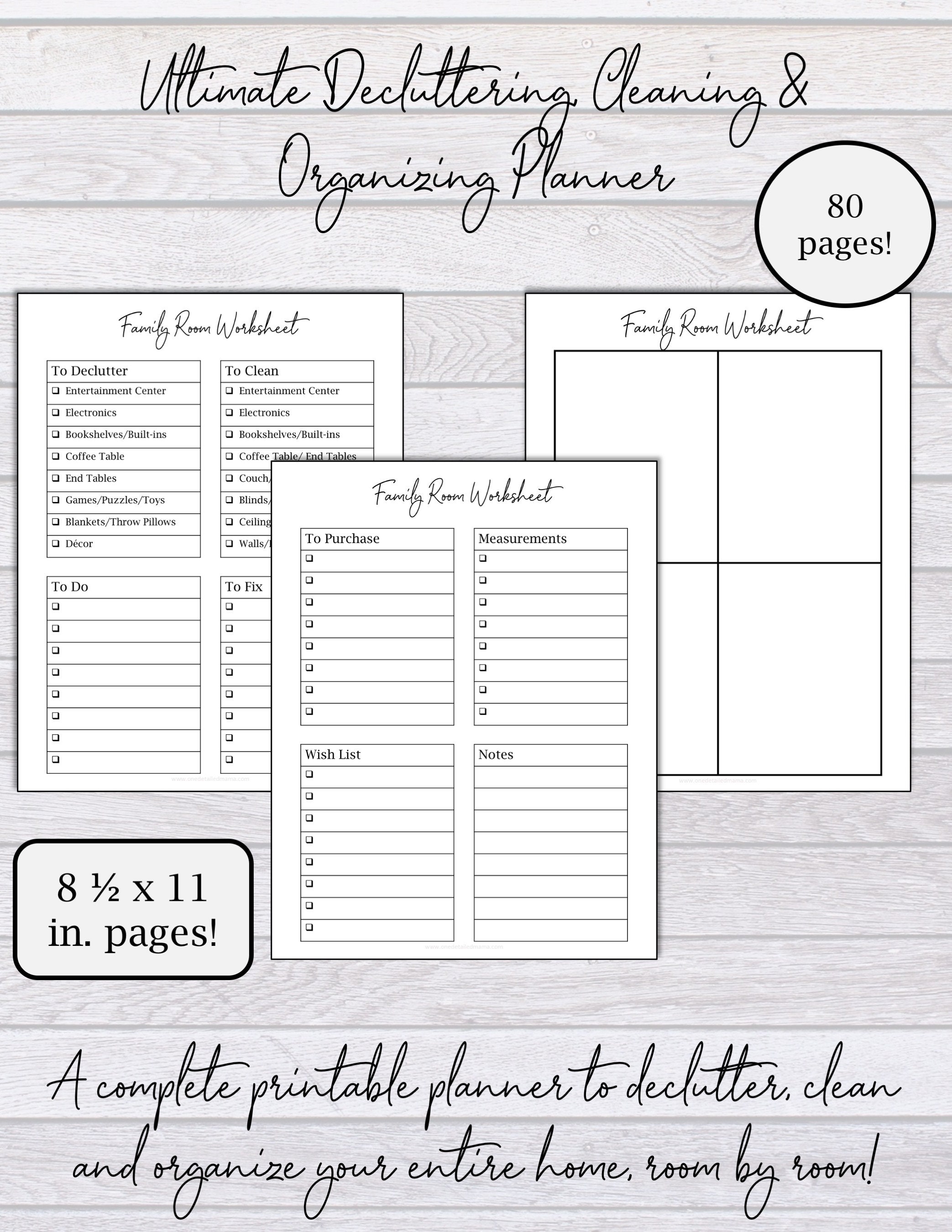 Decluttering Guide/decluttering Planner/printable Decluttering - Etsy
