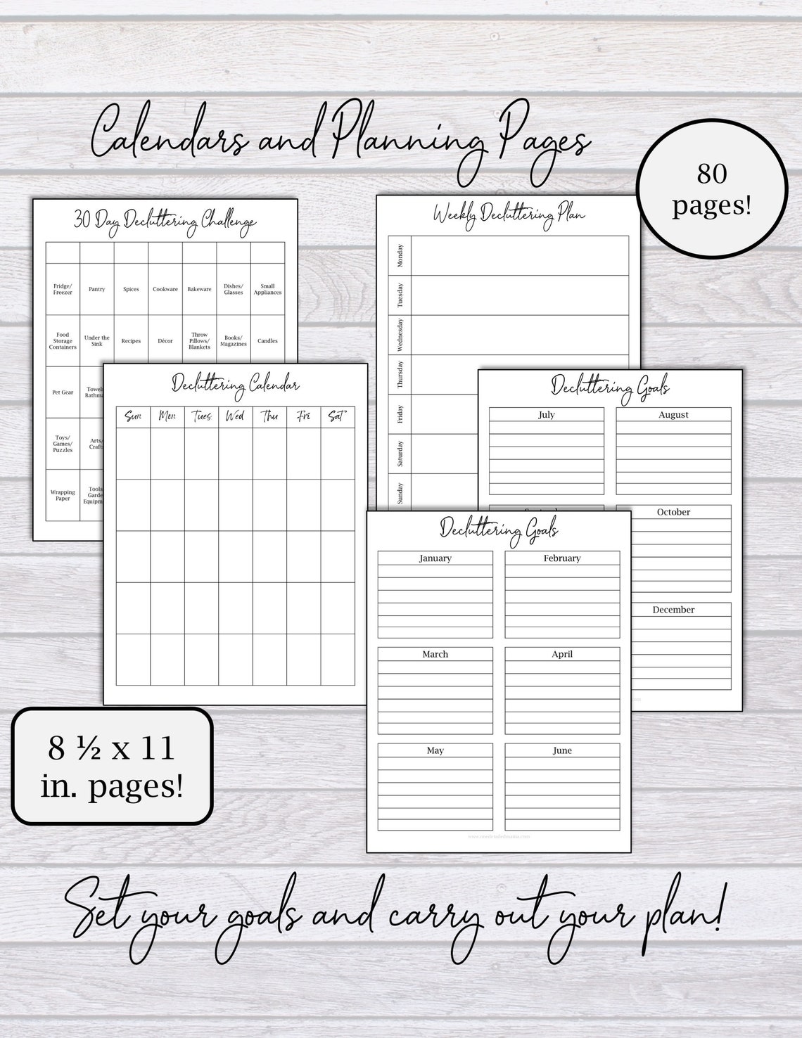 Decluttering Guide/decluttering Planner/printable Decluttering - Etsy