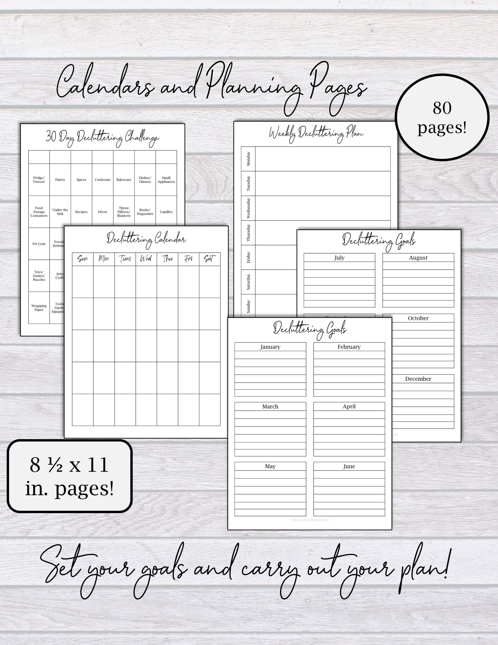 Decluttering Guide/decluttering Planner/printable Decluttering - Etsy
