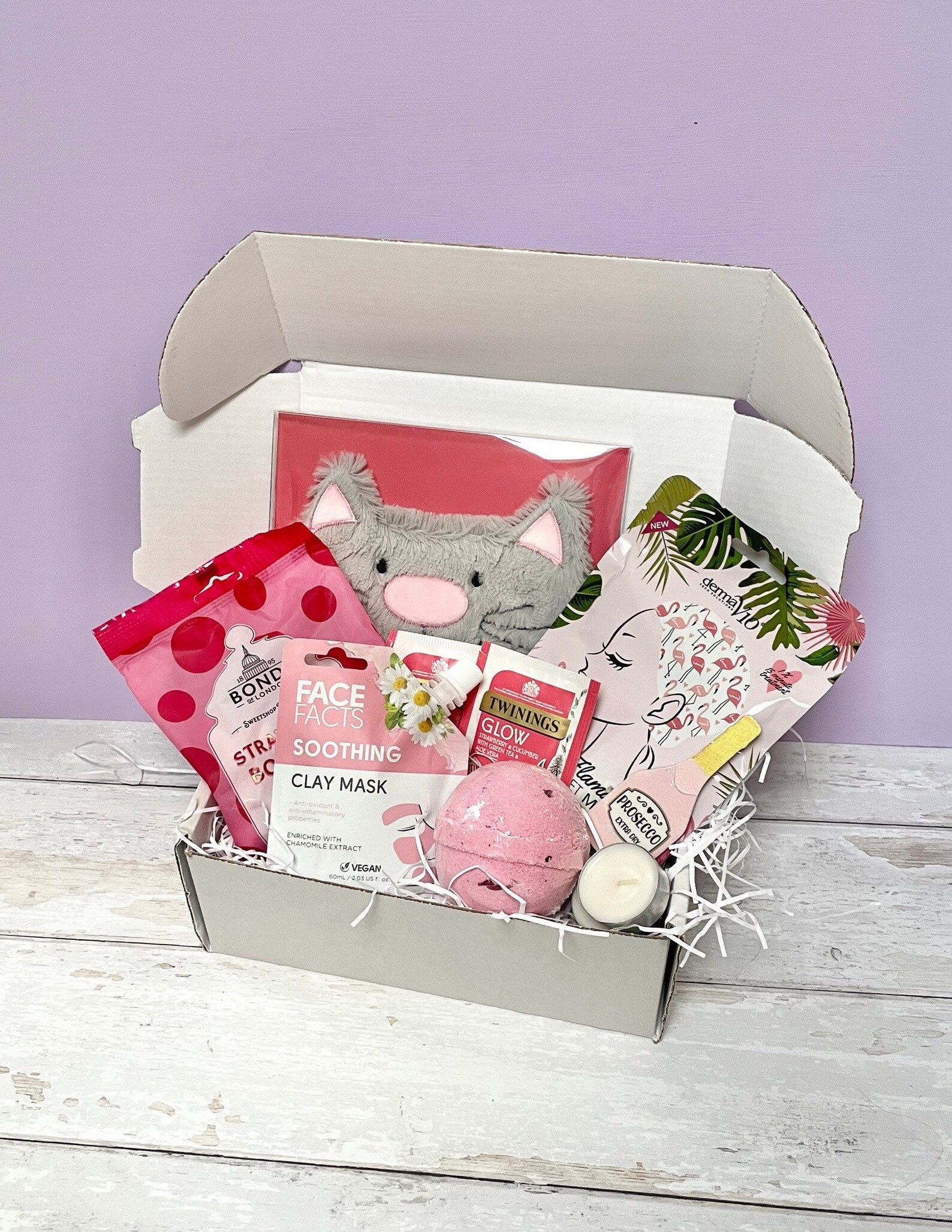 Sleep Pink Pamper Box for Her Hug in a Boxsleep Gift Box - Etsy UK