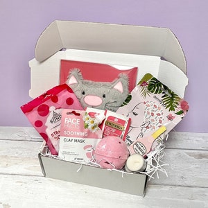 Sleep Pink Pamper Box for Her, Hug in a Box,sleep Gift Box, Birthday ...