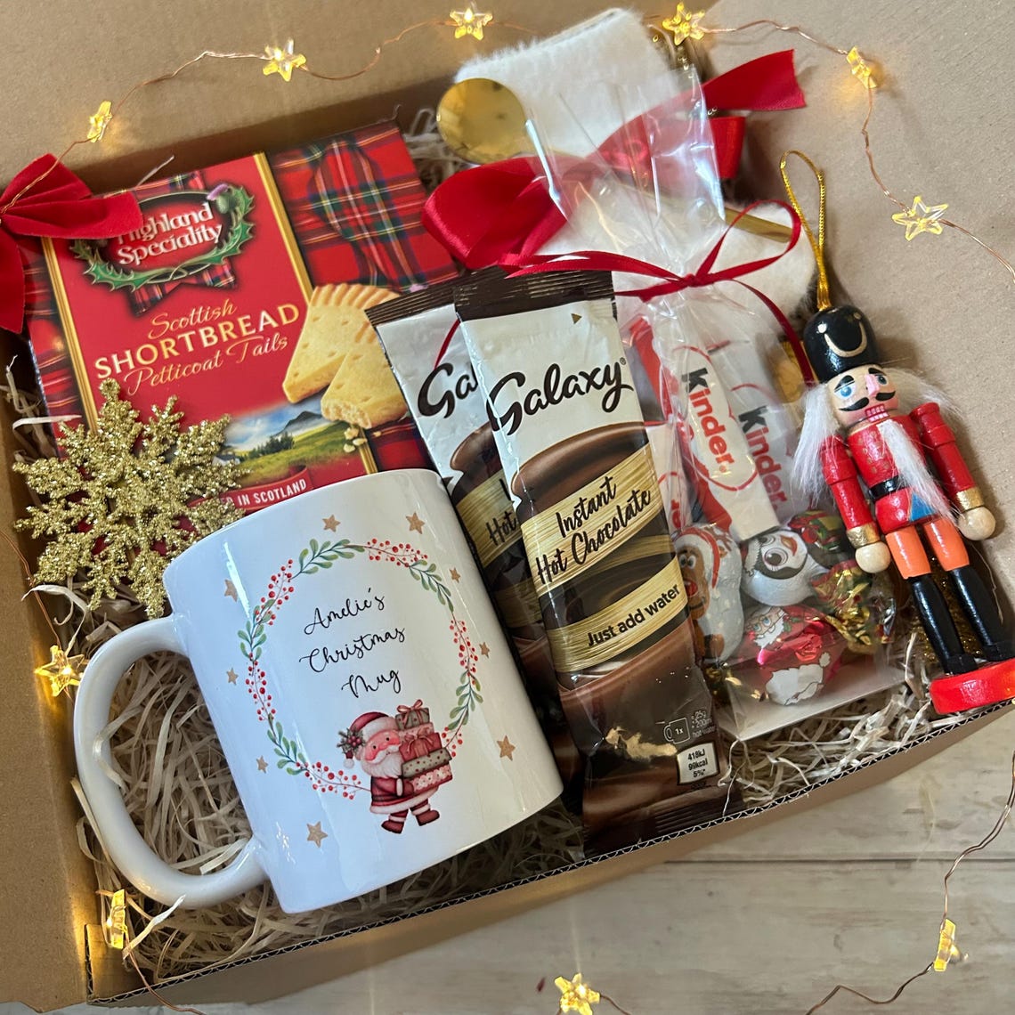 Custom Christmas Gift Hamper, Festive Care Package, Xmas Gift Set ...