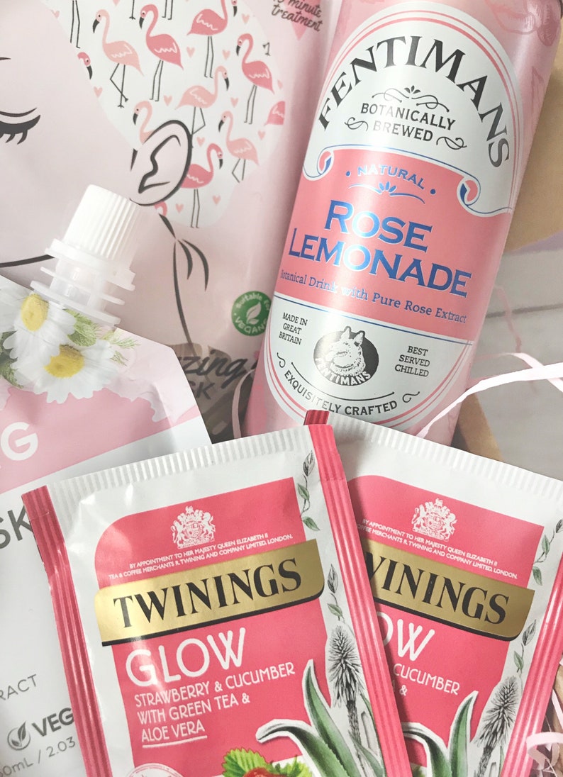 Pink Pamper Box for Her Hug in a box Pink Gift Box for | Etsy